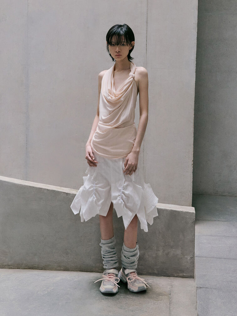 Gaskell ギャスケル?チャンキーメリージェーンスニーカー - ライトピンク | CHARLES & KEITH (チャールズアンドキース ...