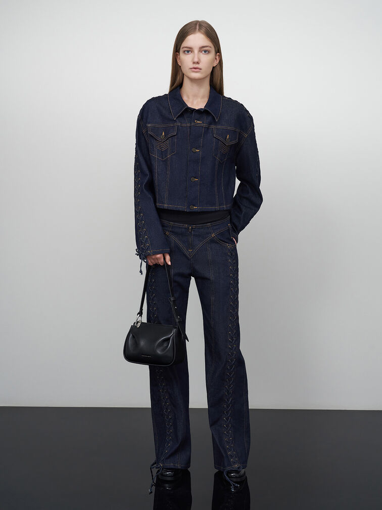 Lumen ルーメン パッドクロスボディバッグ - ノワール | CHARLES & KEITH (チャールズアンドキース) 公式通販