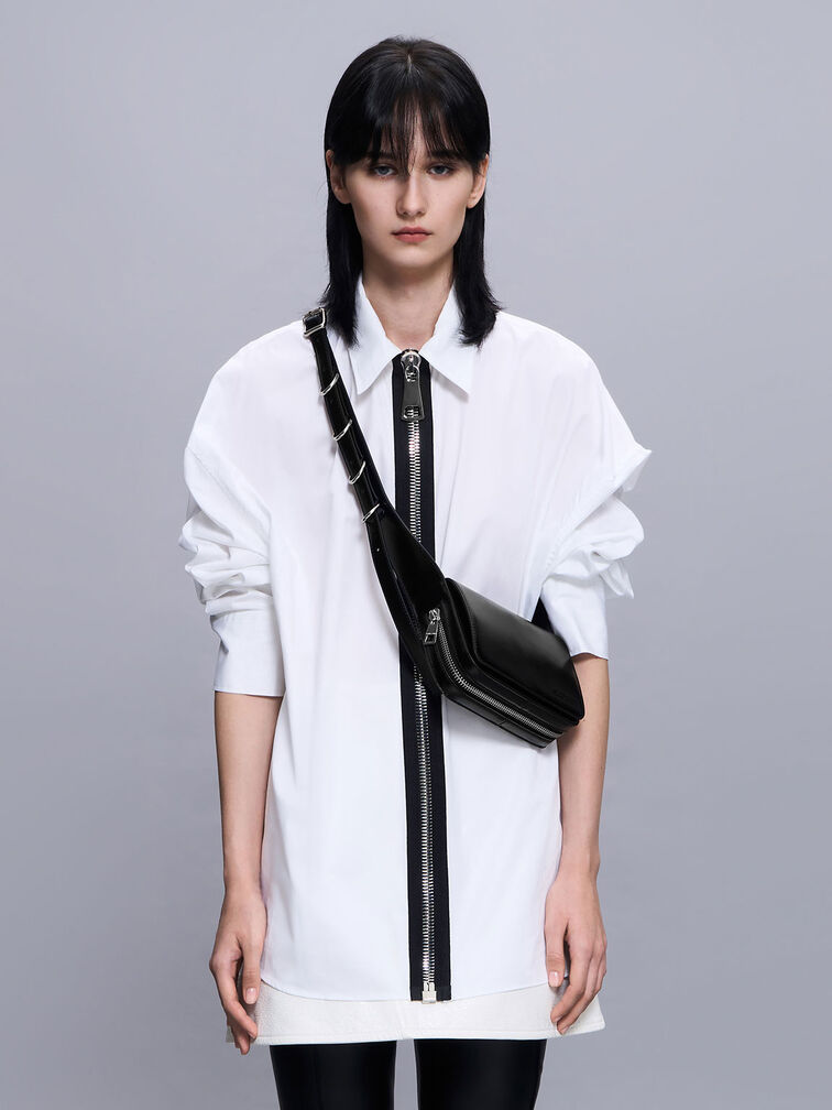 Rebel レブル ショルダーバッグ - ノワール | CHARLES & KEITH (チャールズアンドキース) 公式通販