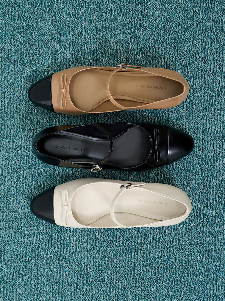 ボウ キャップトゥメリージェーンパンプス - ブラックボックス | CHARLES & KEITH (チャールズアンドキース) 公式通販